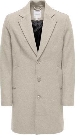 Only & Sons Herren Onsmatthew Wool Coat Otw Noos, Silver Lining, M EU