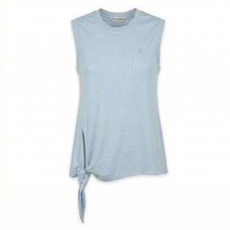 J.W.Anderson Damen, Oberteile, Blau, LGr&ouml;&szlig;e