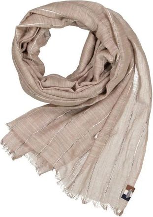 Bugatti Herren Schal beige Baumwolle