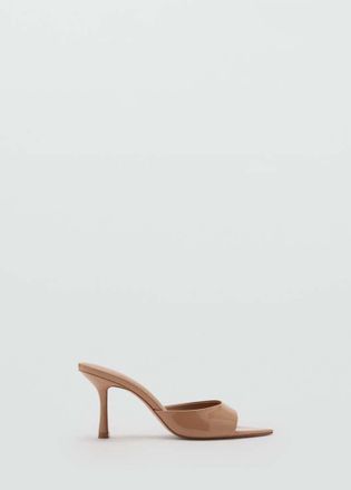 Mango Sandales pointues &agrave; talon nude - Femme - 35 - MANGO