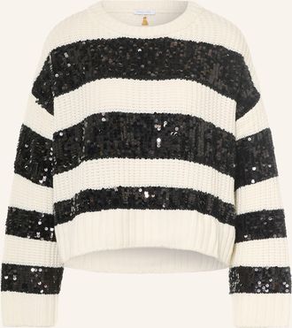 Patrizia Pepe Patrizia Pepe Pullover Mit Pailletten schwarz