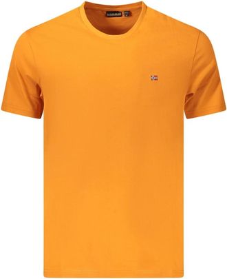 Napapijri Salis Kurzarm-T-Shirt - - Tops - Herren - Orange - 2XL
