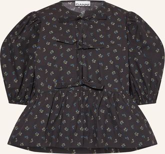 Ganni Bluse schwarz