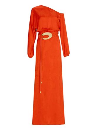 Silvia Tcherassi robe longue Elga - Orange
