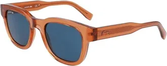 Lacoste L.12.12 Trim Rectangle Lunettes de soleil - unisex - Accessoires - Brun - Taille: 49 MM