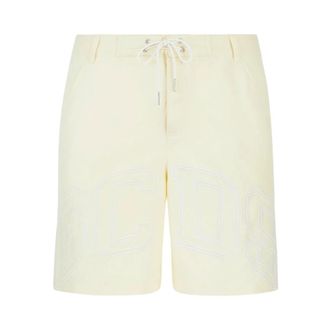 GCDS Logo Lounge Badeshorts - - Swimwear - Herren - Gelb - XL
