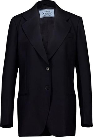 Prada Damen, Jacken, Blau, SGr&ouml;&szlig;e