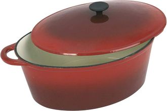 Crealys Kasserolle 6,5 L, oval mehrfarbig