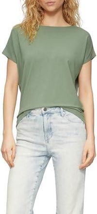s.Oliver 2164095 T-Shirt, Vert Sauge foncé, 46 Femmes