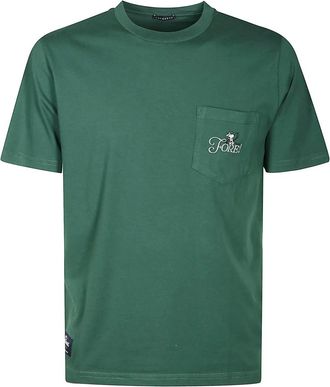 In The Box Homme, Tops, Vert, Taille: L T-shirt en coton à manches courtes
