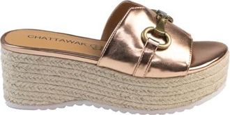 Chattawak Femme 18HCHLOEROSEGOLD41 Sandale à Talon, Rose Gold, 41 EU