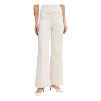 Oui Wide Jeans - - Jeans - Damen - Beige - XL