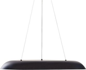 Beliani Beliani - Lampe Pendante Moderne led Int&eacute;gr&eacute;es Anneau Rond Suspension M&eacute;tal Noir Surko