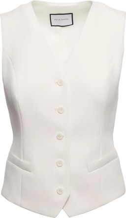 Andiata Gilet Maria - Femme - Vestes - Blanc - Taille: 36 FR