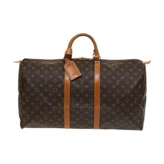 Louis Vuitton unisex, Pre-owned, Brun, Taille: ONE Size Keepall Duffle Bag Pre-owned