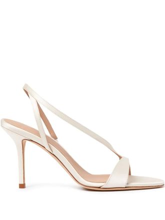 Scarosso sandales à bride arrière 85 mm - Blanc