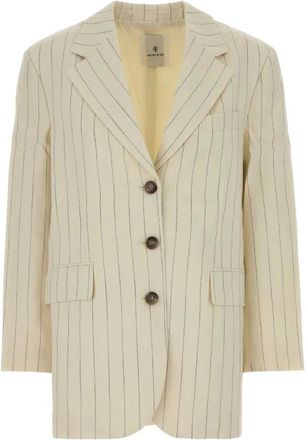 Anine Bing Femme, Vestes, Beige, Taille: 38 FR Sara Blazer