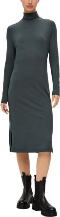 s.Oliver Damen Midi Kleid Green 38
