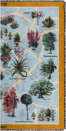 Max Mara Tuch Camice Mit Seide gelb