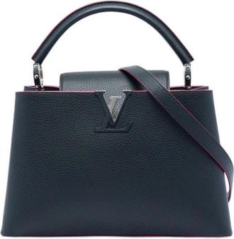 Louis Vuitton Pre-owned Taurillon Capucines BB - Femme - Pre-owned - Bleu - Taille: ONE Size