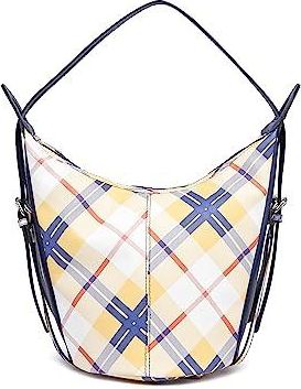 Collezione Alessandro Sac à bandoulière Écosse réglable 31 cm x 35 cm x 20 cm, bleu, Taille unique