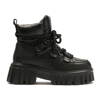 Kazar Schwarze Stiefel auf einer massiven Sohle mit einem weichen Obermaterial - - Shoes - Damen - Schwarzk - 38 EU