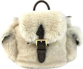 Louis Vuitton unisex, Pre-owned, Beige, Taille: ONE Size Sac &agrave; dos en toile Vintage Pre-owned
