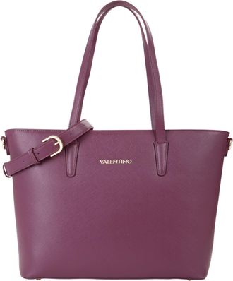 Valentino Schultertasche Shopper Zero Re Shopping Bag Prugna beere