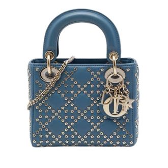Dior Pre-owned Lady Satchel - Femme - Pre-owned - Bleu - Taille: ONE Size