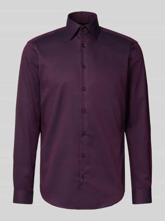 Christian Berg Regular Fit Business-Hemd aus reiner Baumwolle mit Kentkragen