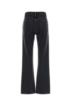 Jil Sander Womens Dark Grey Denim Jeans 069 Exterior: Cotton