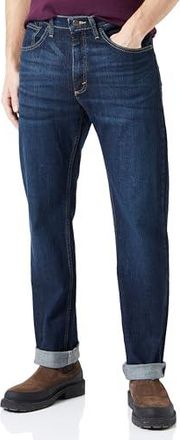 Wrangler Regular Fit Homme Jeans, Blackened Indigo, 34W / 34L