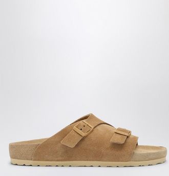 Birkenstock Slide Zürich Exquisite cream coloured in suede