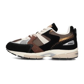 Shabbies Amsterdam Schwarze Wildleder Chunky Sole Sneakers - - Shoes - Damen - Schwarzk - 39 EU