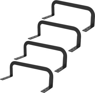 Cabilock 4 St&uuml;ck Teiliges Matratzenhalter aus Robustem Eisen rutschfeste Matratzenhalterung f&uuml;r Boxspringbett und Bettrahmen Stabilisierend und Einsetzbar Einf