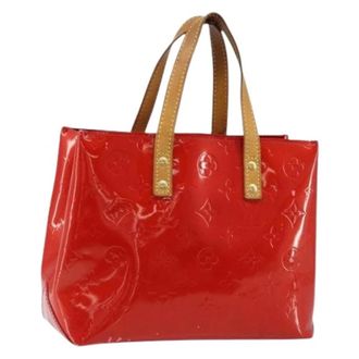 Louis Vuitton Sac &agrave; main vintage en cuir verni Pre-owned - Femme - Pre-owned - Rouge - Taille: ONE Size