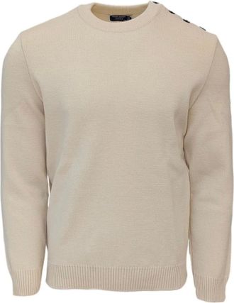 Saint James Herren, Strickwaren, Weiß, LGröße