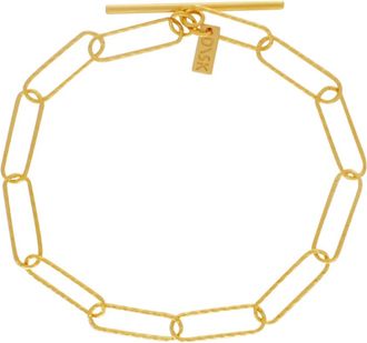Dansk Copenhagen Tempeste T-bar Paperclip Armband - - Accessories - Damen - Gelb - ONE SIZE