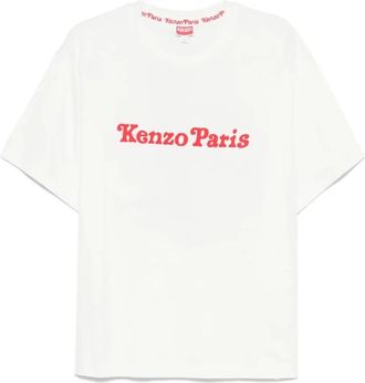 Kenzo Homme, Tops, Blanc, Taille: XL T-shirt en coton &eacute;l&eacute;gant pour homme