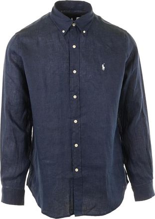 Polo Ralph Lauren Homme, Chemises, Bleu, Taille: M Cubdppcs Long Sleeve Sport Shirt