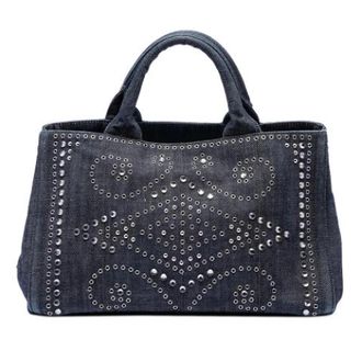 Prada Pre-owned Canapa Tote Bag - - Pre-owned - Damen - Grau - ONE SIZE