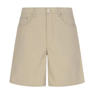 Burberry Equestrian Knight Design Denim Shorts - - Shorts - Herren - Braun - W34