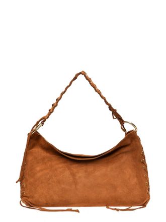 Anna Luchini Braun Rindsledertasche
