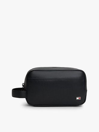 Tommy Hilfiger Trousse de toilette à empiècement côtelé