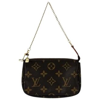 Louis Vuitton Pre-owned Mini Pochette Monogram Pouch - - Pre-owned - Damen - Braun - ONE SIZE