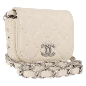 Chanel Pre-owned Vintage Mini Schultertasche - - Pre-owned - Damen - Wei&szlig; - ONE SIZE