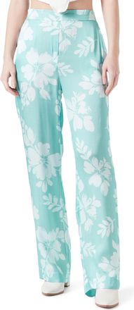 Replay Damen W8108.000.74968 Hose, Green Water/Natural White 020, XL