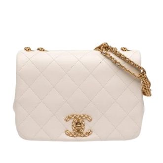 Chanel Pre-owned Vintage Umh&auml;ngetasche - - Pre-owned - Damen - Beige - ONE SIZE