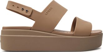 Crocs Sandalen Crocs Brooklyn Low Wedge W 206453 Beige