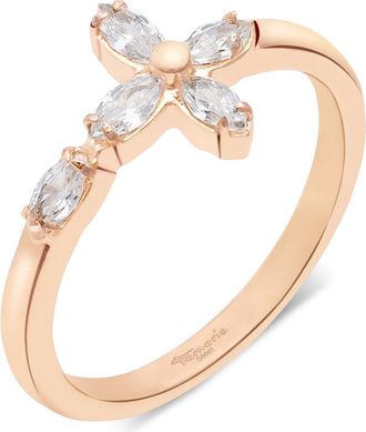 Tamaris Damenring - IP Gold - Gr. 54 - Edelstahl poliert - wasserfest & hautfreundlich